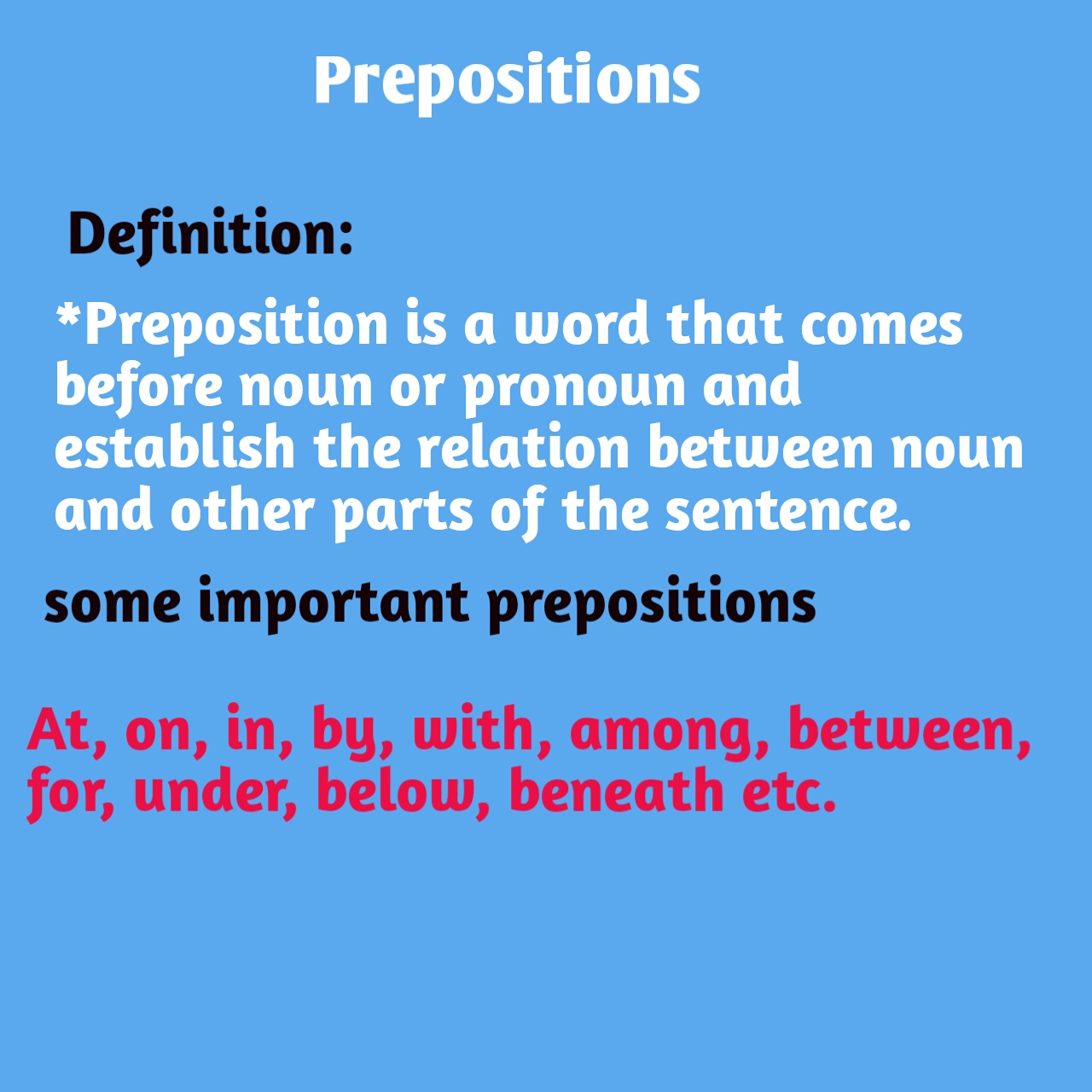 Preposition Concept Preposition Uses And Exercises StudyQuirk